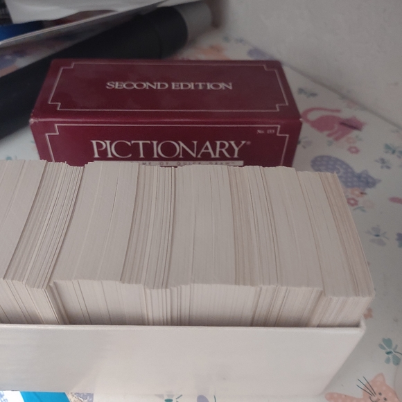 Games | Vtg 1987 Pictionary Second Edition Quick Draw Charades Game Vtg ...